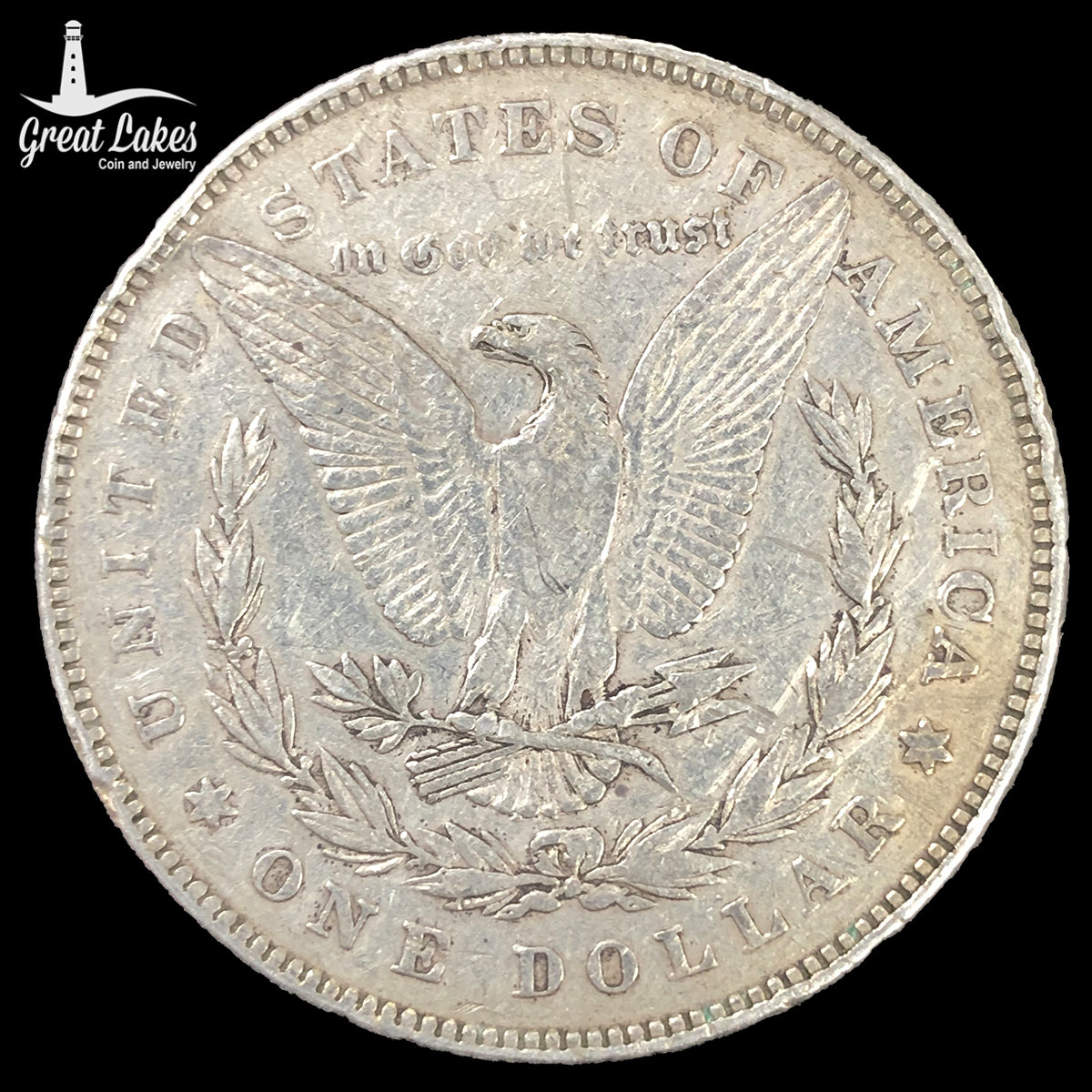 1878 7/8 Tail Feather Morgan Silver Dollar (XF Details) - Great Lakes Coin