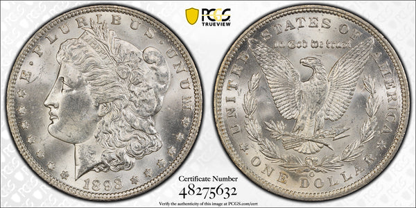 1893-O Morgan Silver Dollar PCGS Uncirculated Details - Wheel Mark ...