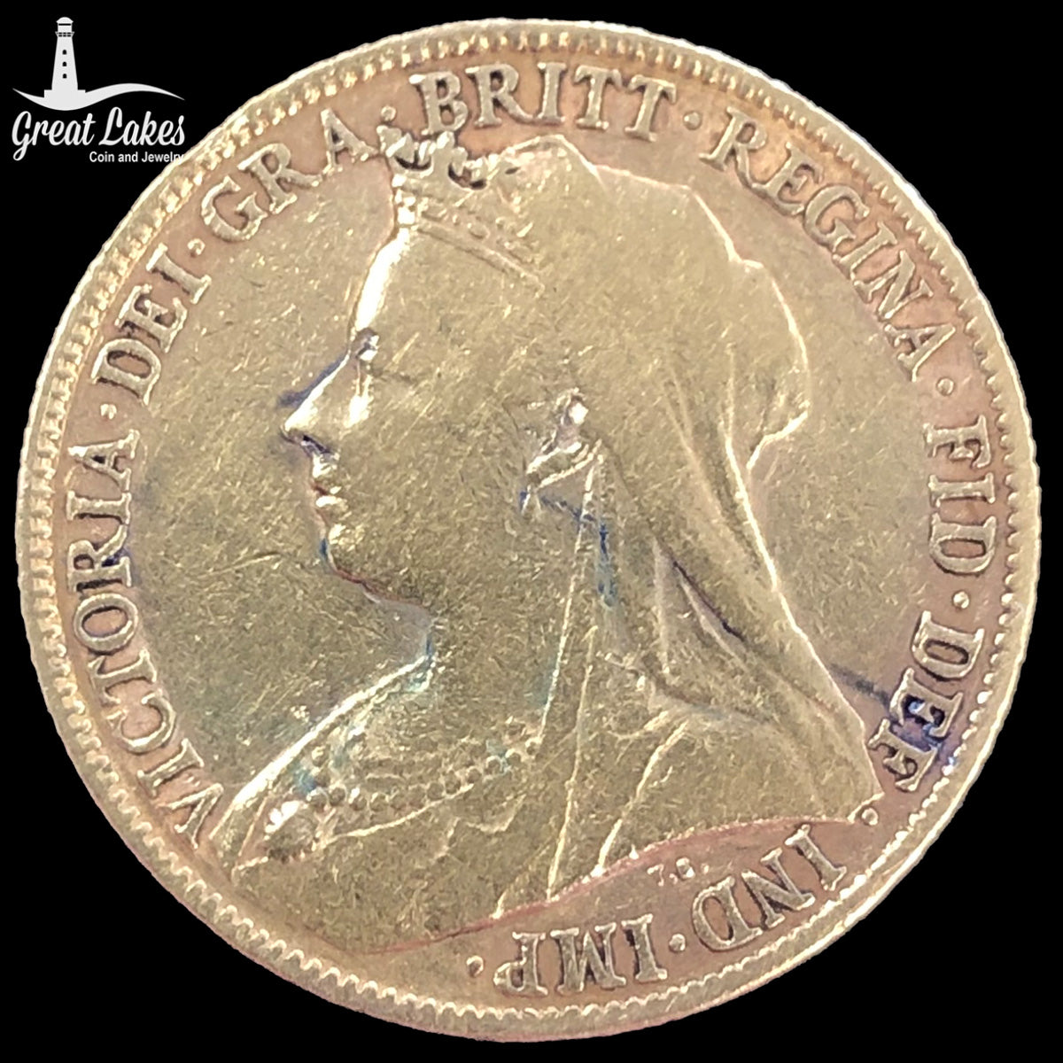 1899 British Gold Sovereign Low Premium - Great Lakes Coin