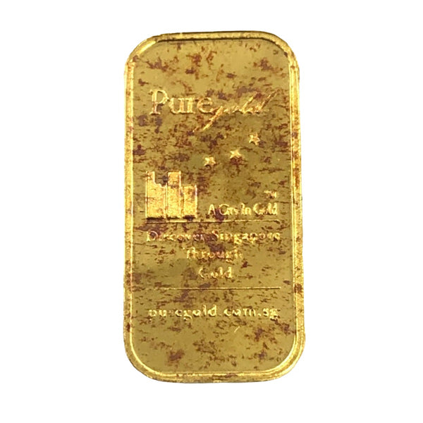 1 g Gold Rose Bar - Great Lakes Coin