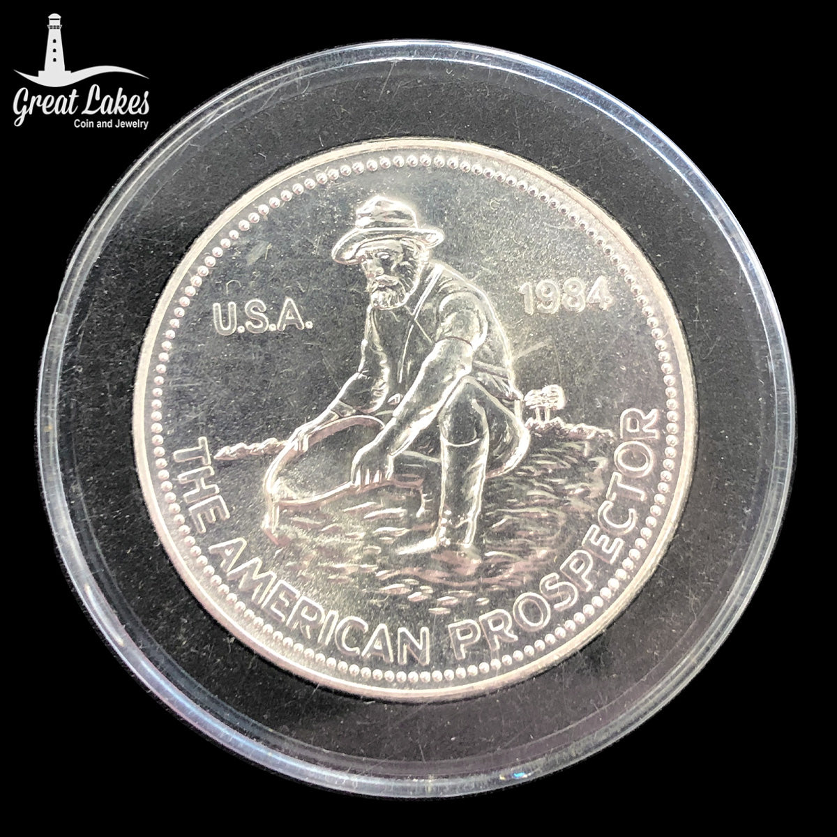 1984 Engelhard 1 oz Silver Round - Great Lakes Coin