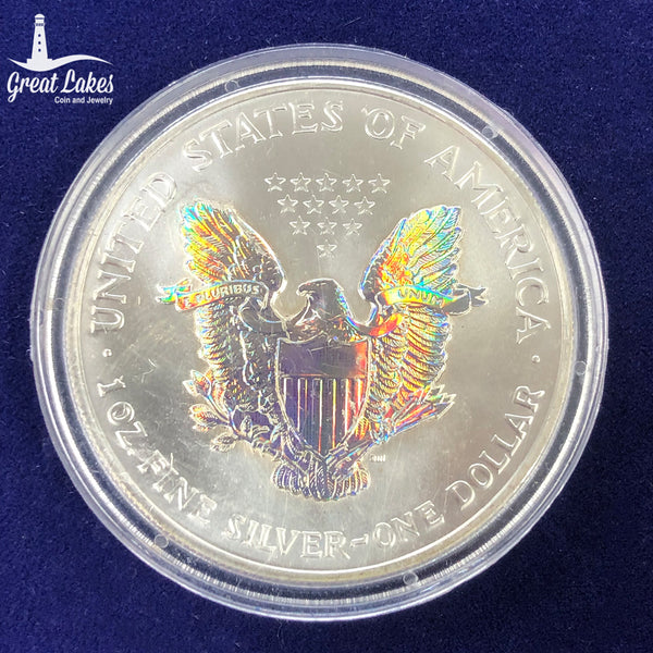 2002 1 oz American Silver Eagle Hologram (In Cap Only) - Great Lakes Coin