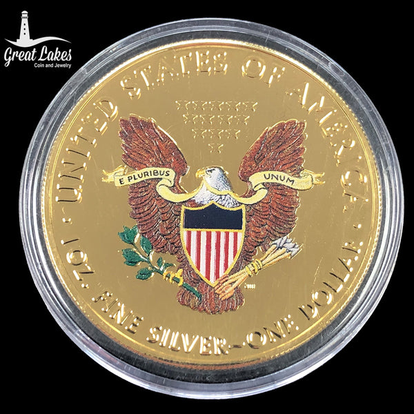 2021 1 oz Type 1 Colorized American Silver Eagle - Great Lakes Coin