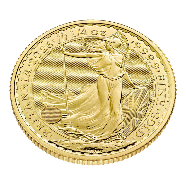 2026 British 1/4 oz Gold Britannia (BU) - Great Lakes Coin