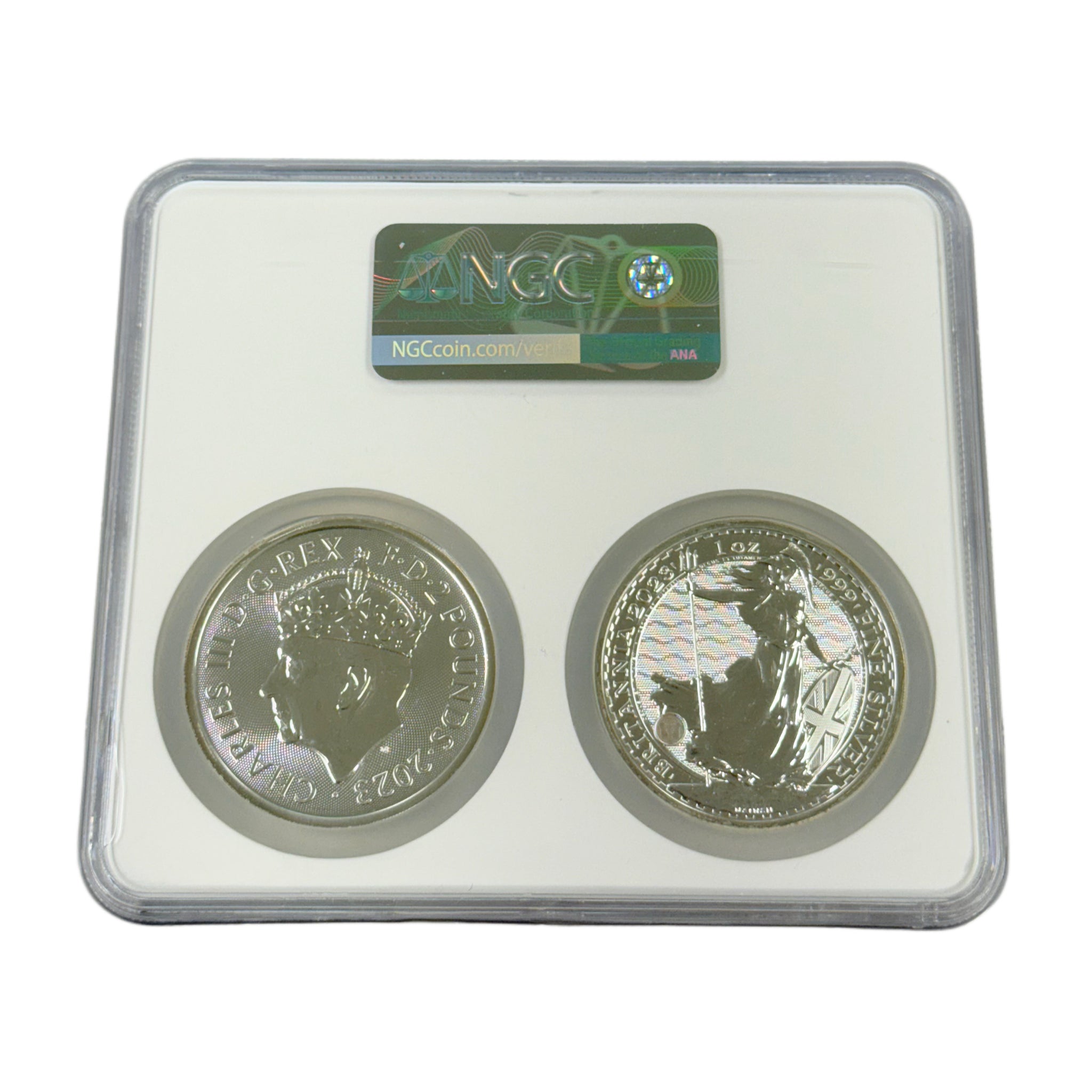 2023 Great Britain Charles III Coronation 2 Pound Set NGC MS69 - Great ...