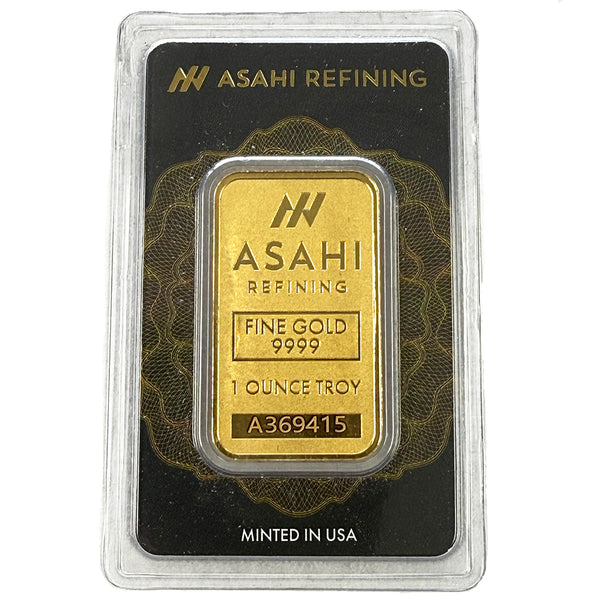 Asahi 1 oz Gold Bar (In Assay) (Secondary Market) - Great Lakes Coin