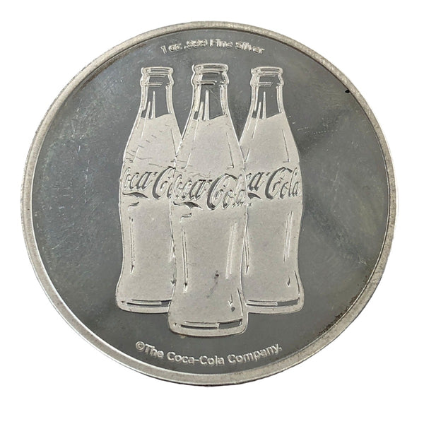 Coca Cola 1 oz Silver Round - Great Lakes Coin