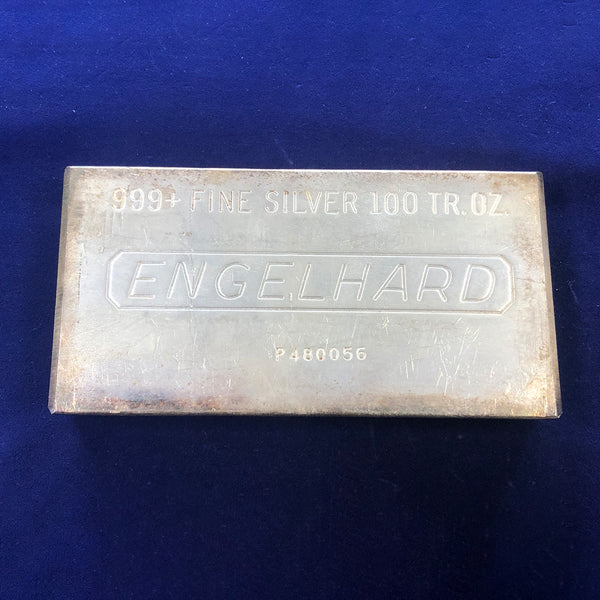 Engelhard 100 oz Silver Bar - Great Lakes Coin