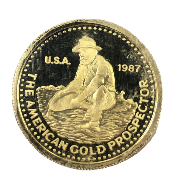 Engelhard 1/2 oz Gold Prospector (In Assay) - Great Lakes Coin