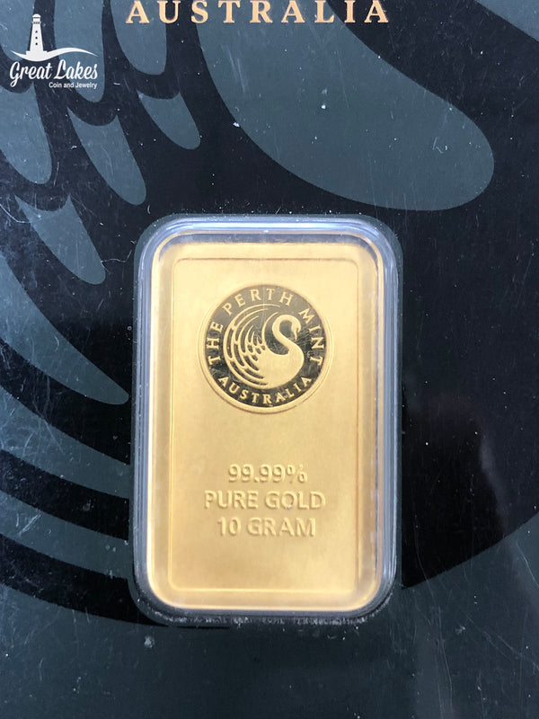 Perth Mint 10 g Gold Bar (In Assay) (Secondary Market) - Great Lakes Coin