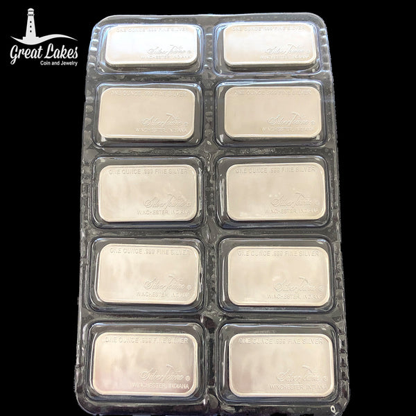SilverTowne Mint 1 oz Silver Retro Prospector Bars (Secondary Market ...