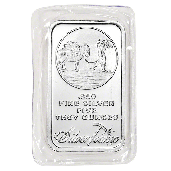 SilverTowne Mint 5 oz Silver Prospector Bars - Great Lakes Coin
