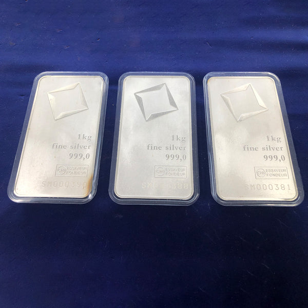 Valcambi Kilo Silver Bar (Secondary) - Great Lakes Coin