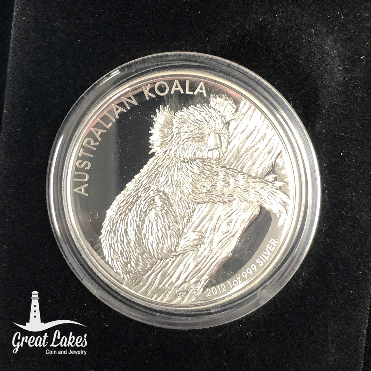 2012 Australian 1 oz Silver High Relief Koala Proof (With Box & CoA ...