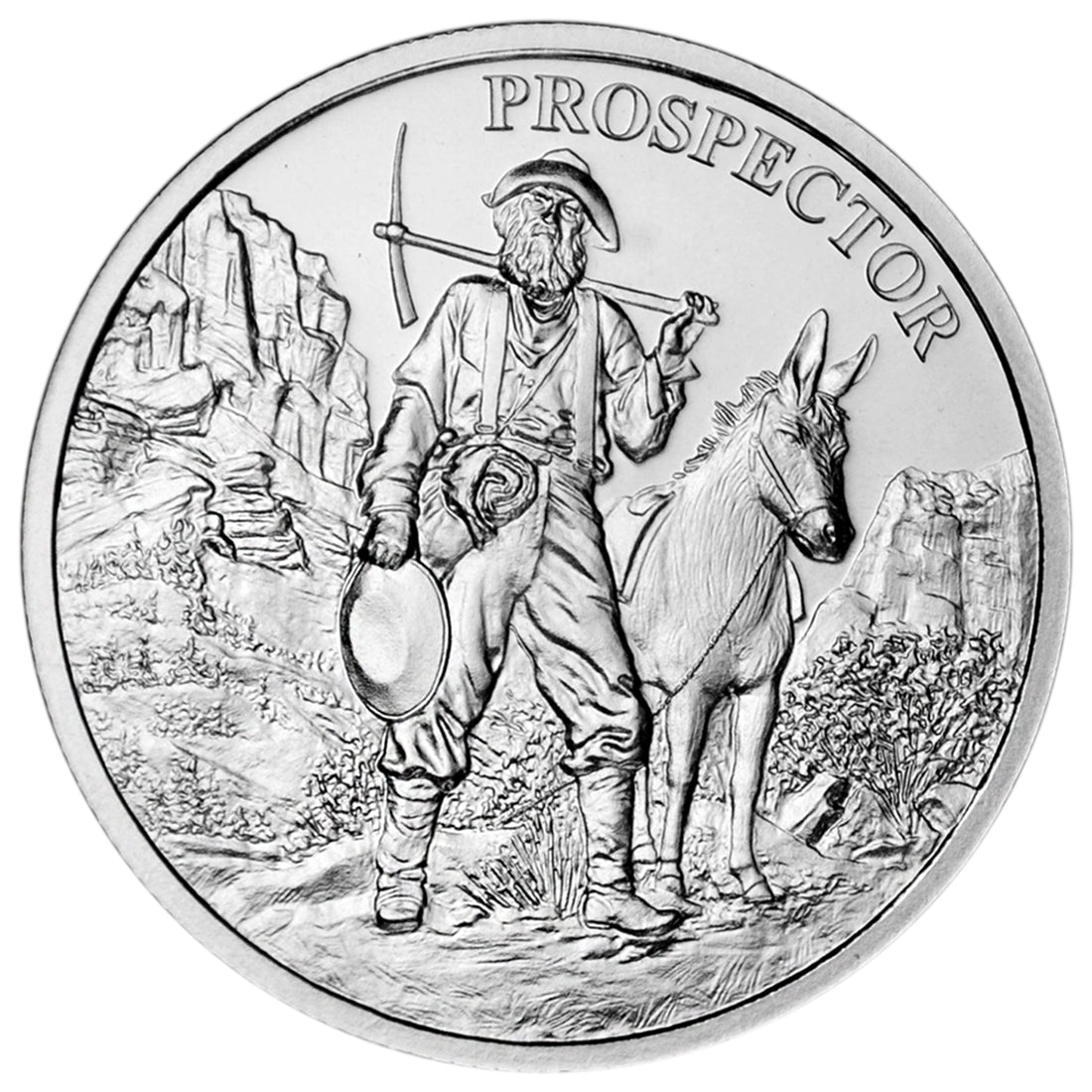 Provident 1 oz Silver Prospector Round - Great Lakes Coin