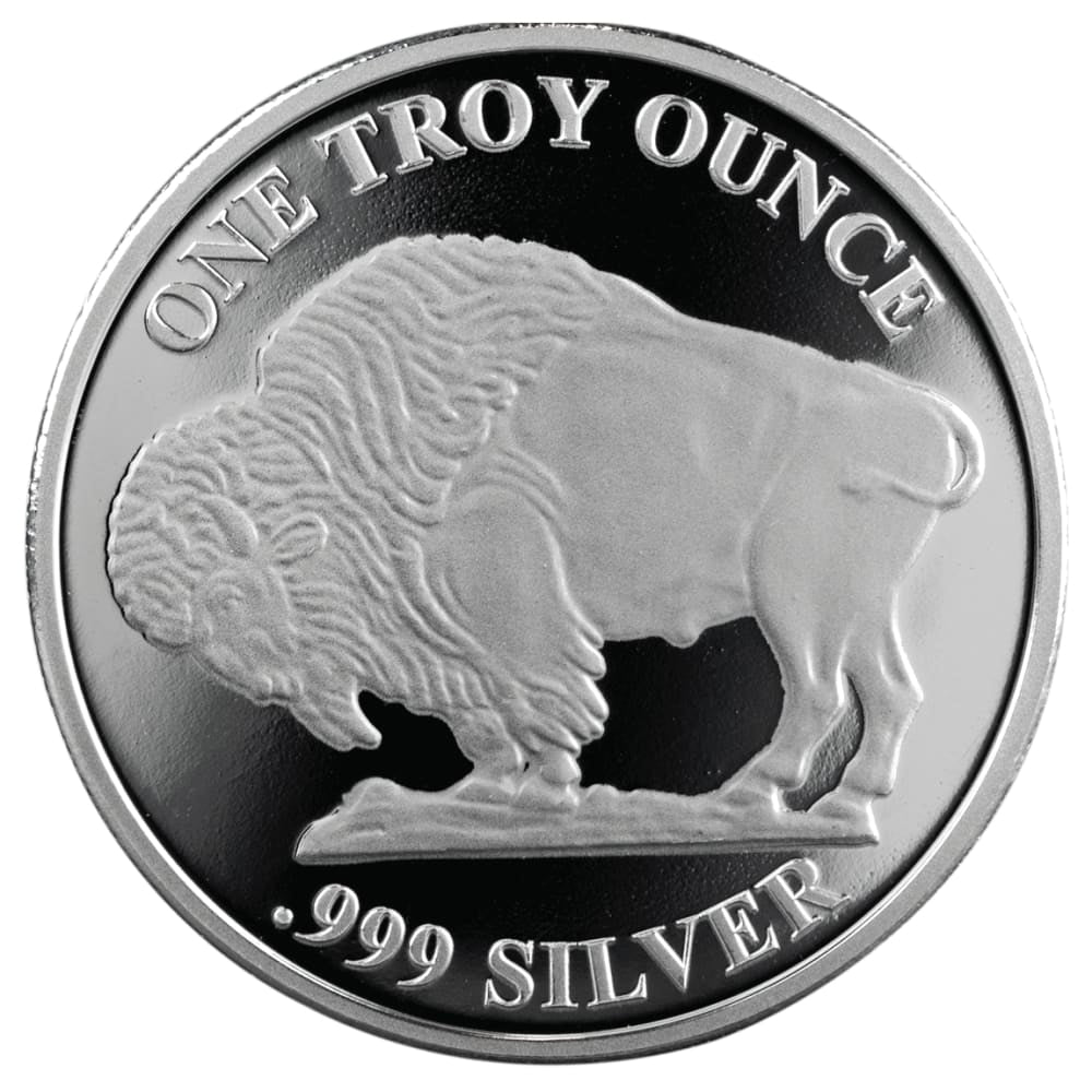 Asahi 1 oz Silver Buffalo Round | MI - Great Lakes Coin