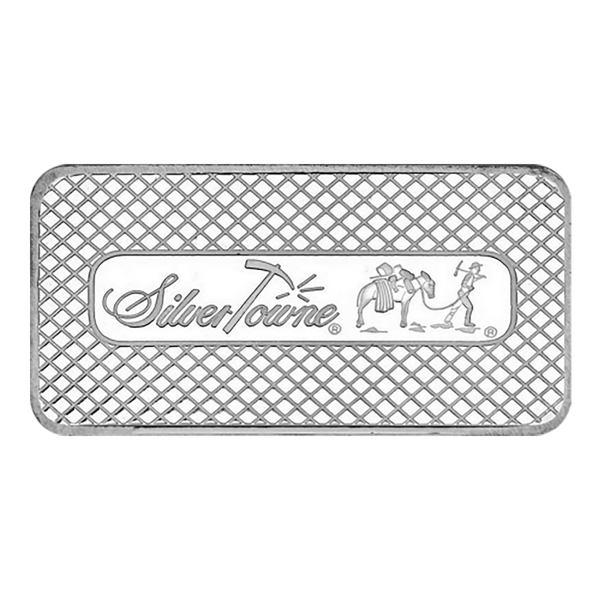 SilverTowne Mint 10 oz Silver Prospector Bar - Great Lakes Coin
